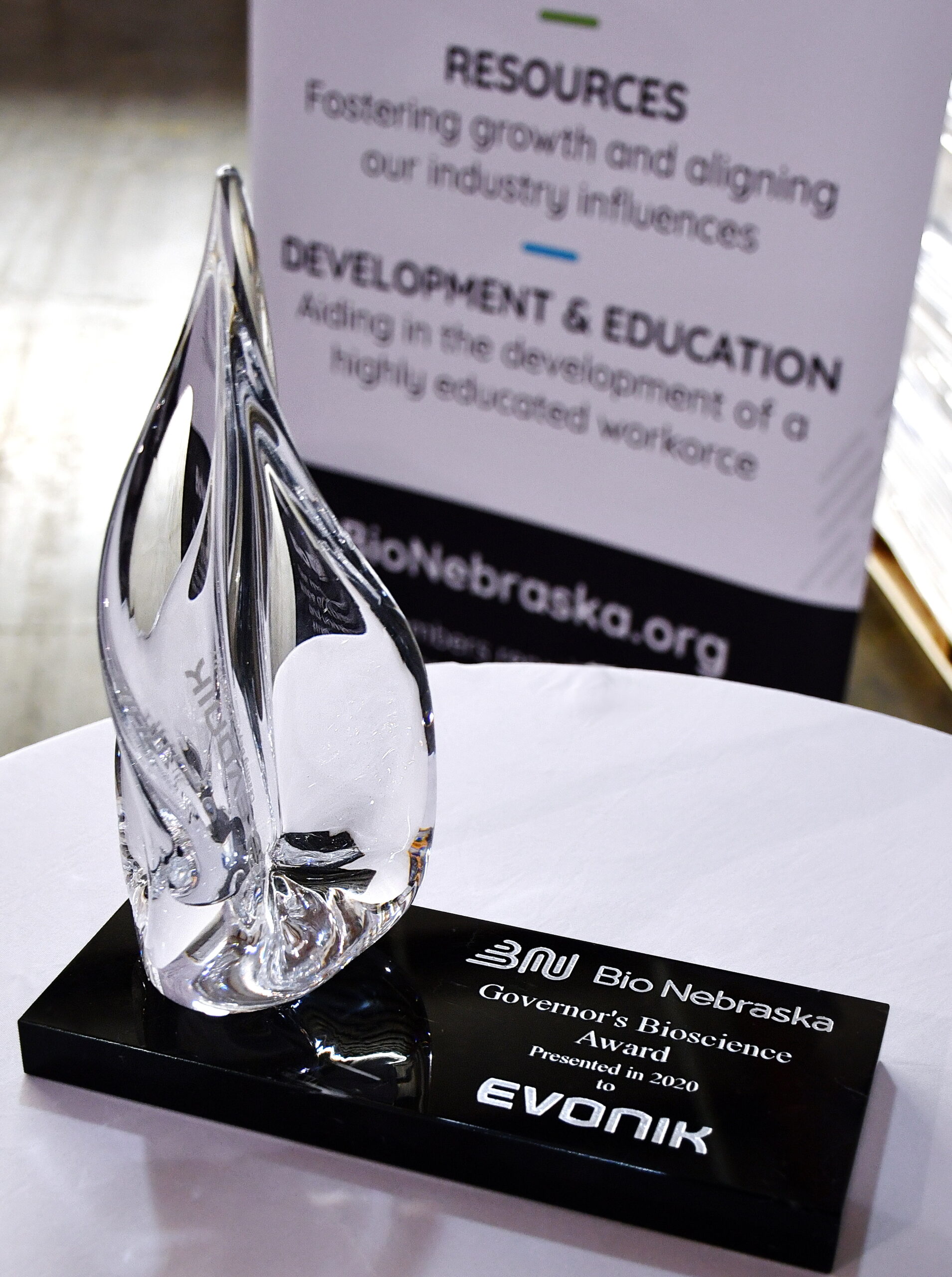 Evonik Wins Governor’s Bioscience Award - Bio Nebraska